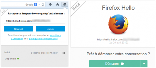 Firefox Hello : passer des appels vidéos gratuitement depuis votre navigateur - Geek Mais Pas Que